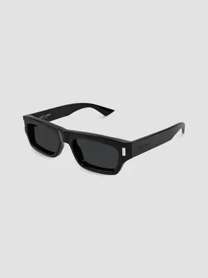 Saint Laurent 54mm Rectangular Sunglasses - Black