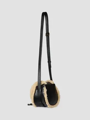 Chloé Marcie Small Shearling Crossbody Bag