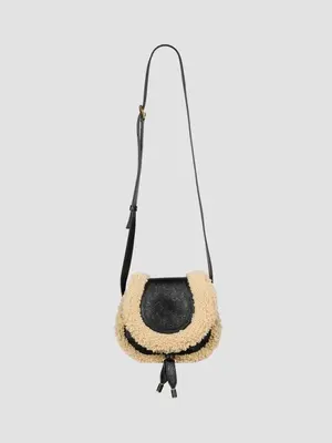 Chloé Marcie Small Shearling Crossbody Bag