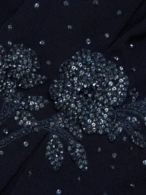 SACHIN BABI Kelly Embellished Stretch-crepe Column Gown