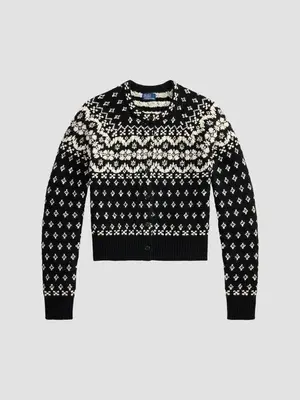 Polo Ralph Lauren Fair Isle-style Wool-blend Cardigan