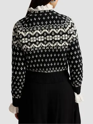 Polo Ralph Lauren Fair Isle-style Wool-blend Cardigan