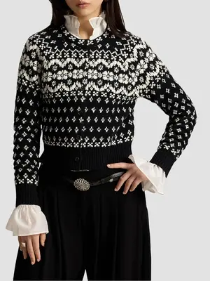 Polo Ralph Lauren Fair Isle-style Wool-blend Cardigan