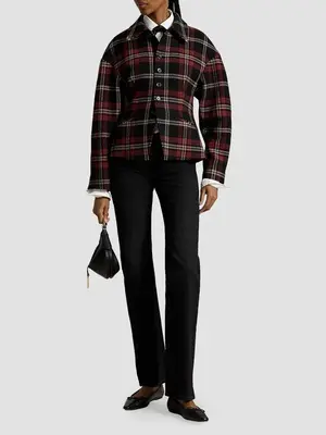 Polo Ralph Lauren Plaid Wool-blend Tweed Jacket