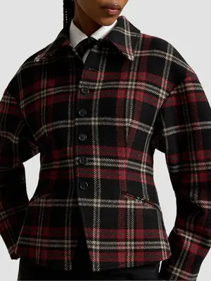 Polo Ralph Lauren Plaid Wool-blend Tweed Jacket