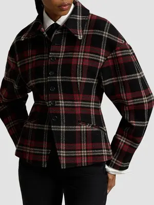Polo Ralph Lauren Plaid Wool-blend Tweed Jacket