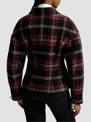 Polo Ralph Lauren Plaid Wool-blend Tweed Jacket