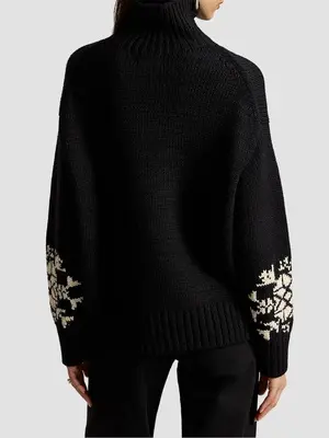 Polo Ralph Lauren Snowflake Turtleneck Wool-blend Sweater