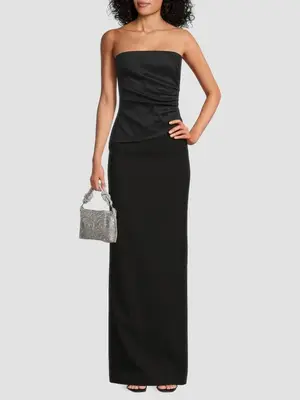 Likely Evie Strapless Column Gown