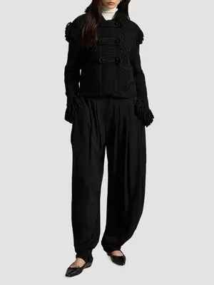 Polo Ralph Lauren Pleated Crepe Jodhpur Pants