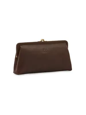 Il Bisonte Manuela Leather Clutch