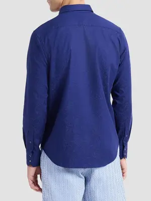Robert Graham Hudson Paisley Jacquard Stretch-cotton Shirt