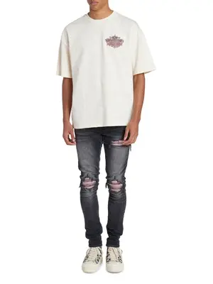 Amiri Chateau Crest Logo Oversized T-shirt