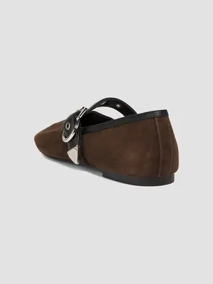 3.1 Phillip Lim Id Suede Mary Janes