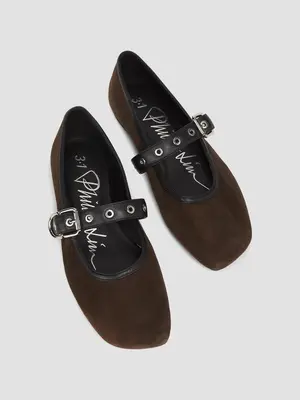 3.1 Phillip Lim Id Suede Mary Janes