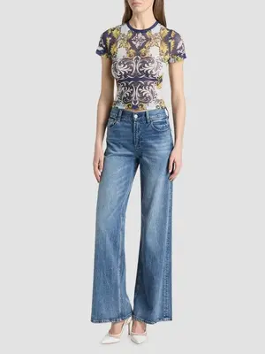 Alice + Olivia Tess Print T-shirt