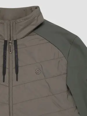 Stefano Ricci Quilted Hybrid Full Zip Sport Jacket