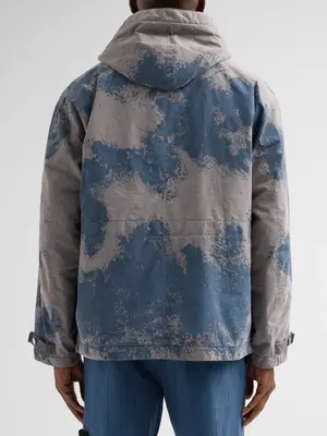 Stone Island David Light Hand-painted Short Parka