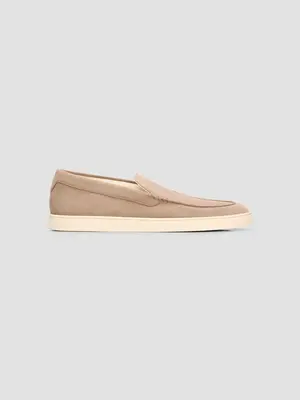 Brunello Cucinelli Suede Slip-on Low-top Sneakers
