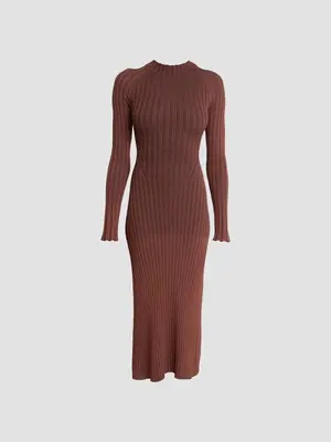 Proenza Schouler Roux Ribbed Midi Dress
