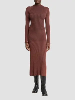 Proenza Schouler Roux Ribbed Midi Dress