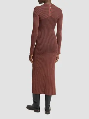 Proenza Schouler Roux Ribbed Midi Dress