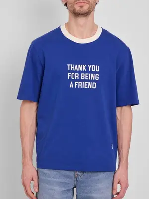 AMI Paris Thank You For Being A Friend Boxy T-shirt