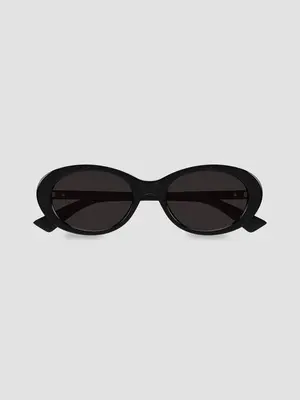Bottega Veneta 55mm Oval Sunglasses