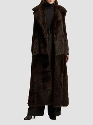 Ralph Lauren Carinne Lamb-shearling Vest