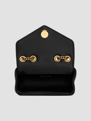 Saint Laurent Loulou Micro Shoulder Bag - Black