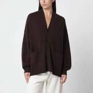 Extreme Cashmere Dark Tokio Cardigan In Cashmere Blend