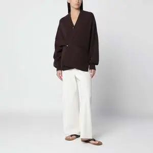 Extreme Cashmere Dark Tokio Cardigan In Cashmere Blend