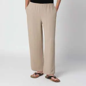 TOTEME Garderob Rock Viscose Trousers - Beige