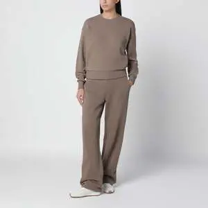 PARAJUMPERS Slate Mud Cotton Crew-neck Sweatshirt