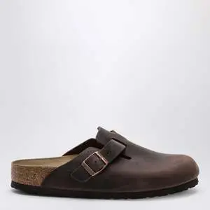 BIRKENSTOCK Habana Oiled Leather Boston Clogs By