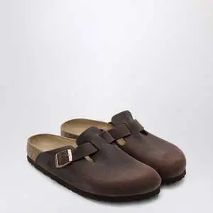 BIRKENSTOCK Habana Oiled Leather Boston Clogs By