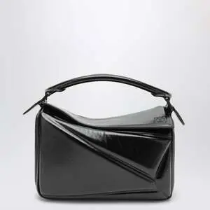 Loewe Puzzle Blown Small Lambskin Bag - Black