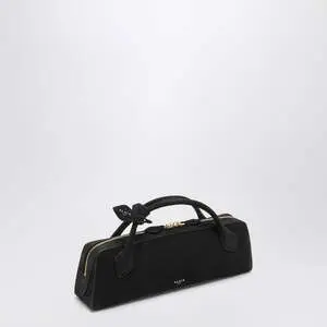 Alaïa Le Teckel Pouch In Suede - Black
