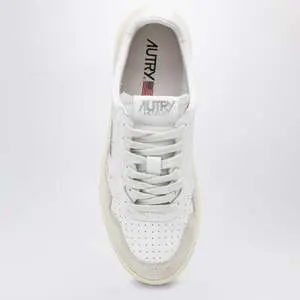 AUTRY Medalist Low Sneakers In Leather And Suede - White