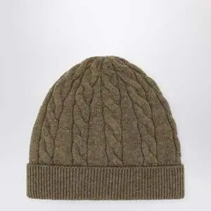 Loro Piana Biscuit Cable-knit Cashmere Beanie - Brown