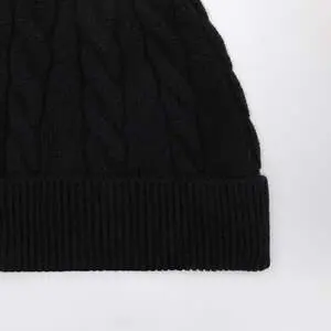Loro Piana Navy Cable-knit Cashmere Beanie - Blue