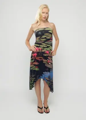TYLER MCGILLIVARY Ursula Convertible Tube Dress - Pond