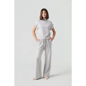 LE FAFO Cashmere Blend Track Pants - Gray
