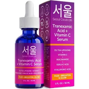 SEOUL CEUTICALS Seoulceuticals Korean Tranexamic Acid Vitamin C Serum Txa Dark Spot Remover - White