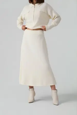 LE FAFO Cashmere Blend Skirt