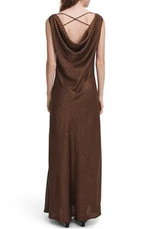 Rag & Bone Jessica Cowl Neck Maxi Dress