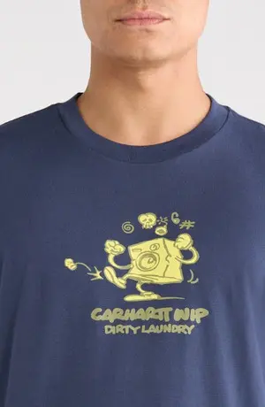 Carhartt Work In Progress Dirty Laundry Cotton Graphic T-shirt