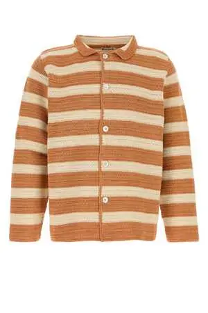 BODE Embroidered Crochet Sherbet Shirt - Multicolor