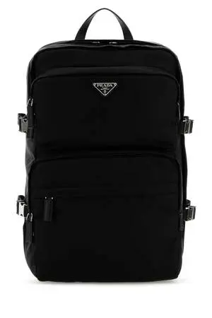 Prada Re-nylon Backpack - Black