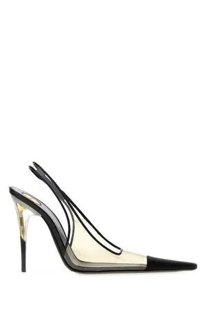 Saint Laurent Transparent Pvc Romy Pumps - Multicolor